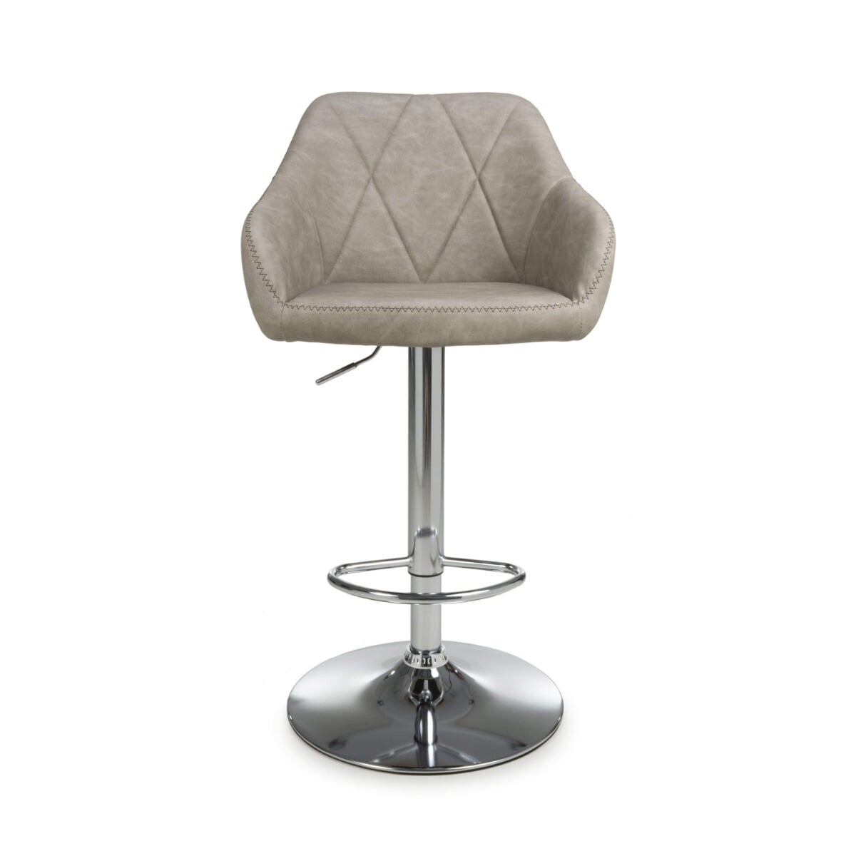 Flair Serena Leather Effect Bar Stool (Pair) | Bed Kingdom