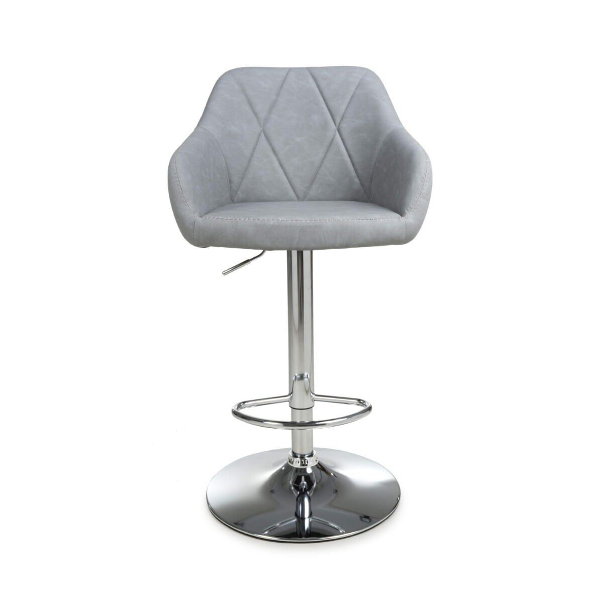 Flair Serena Leather Effect Bar Stool (Pair) | Bed Kingdom