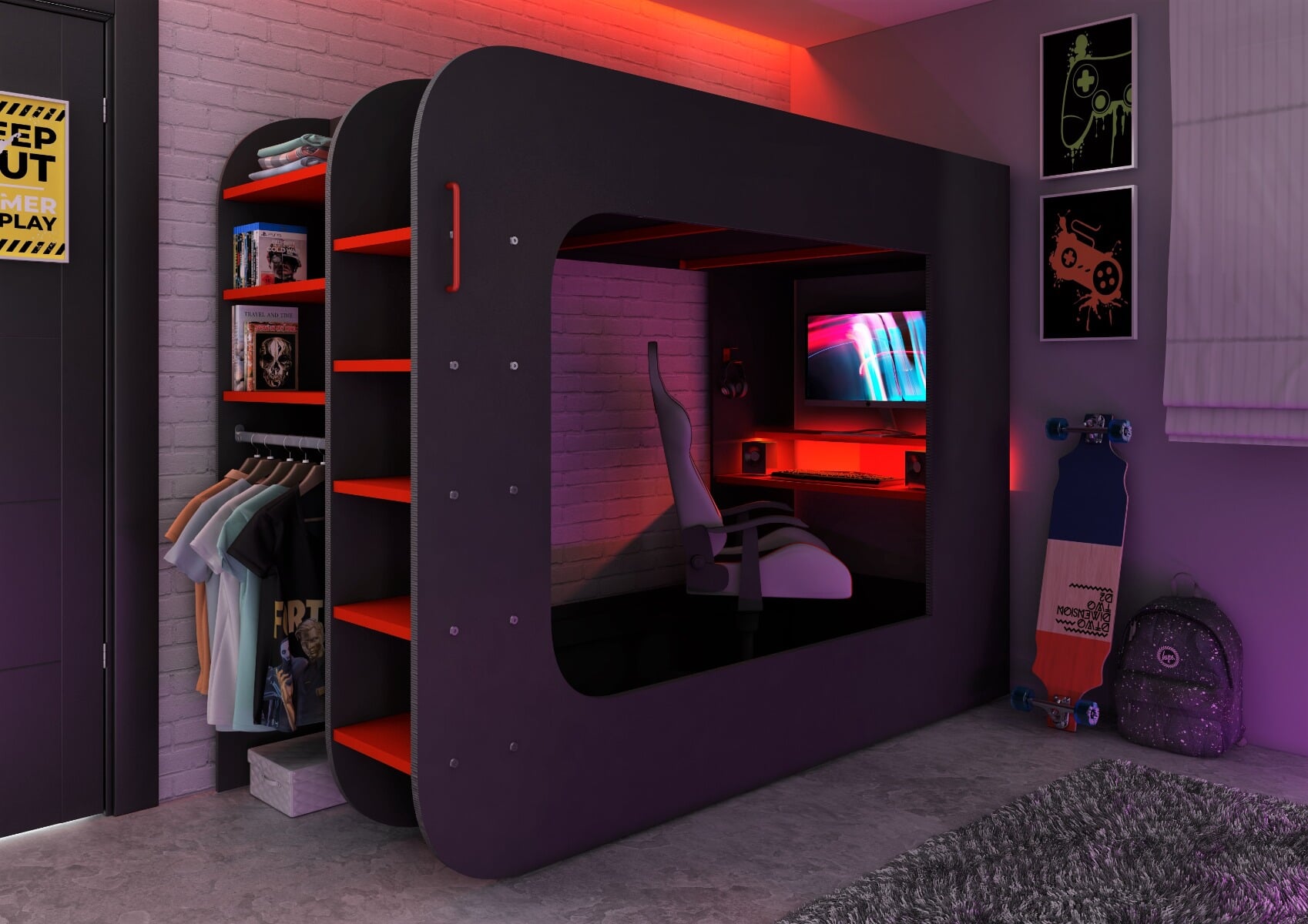 Loftpod Solo 1 Gaming Bed