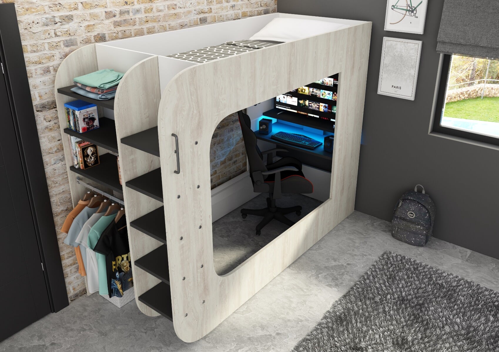 Loftpod Solo 3 Gaming Bed | Bed Kingdom