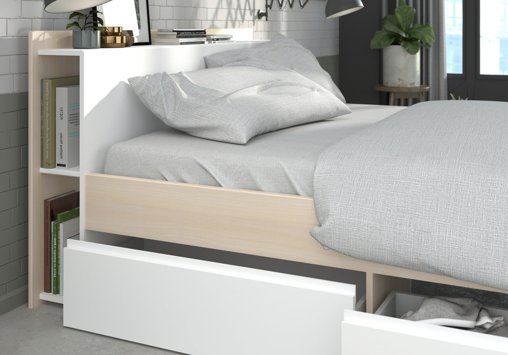 Parisot Most Double Storage Bed