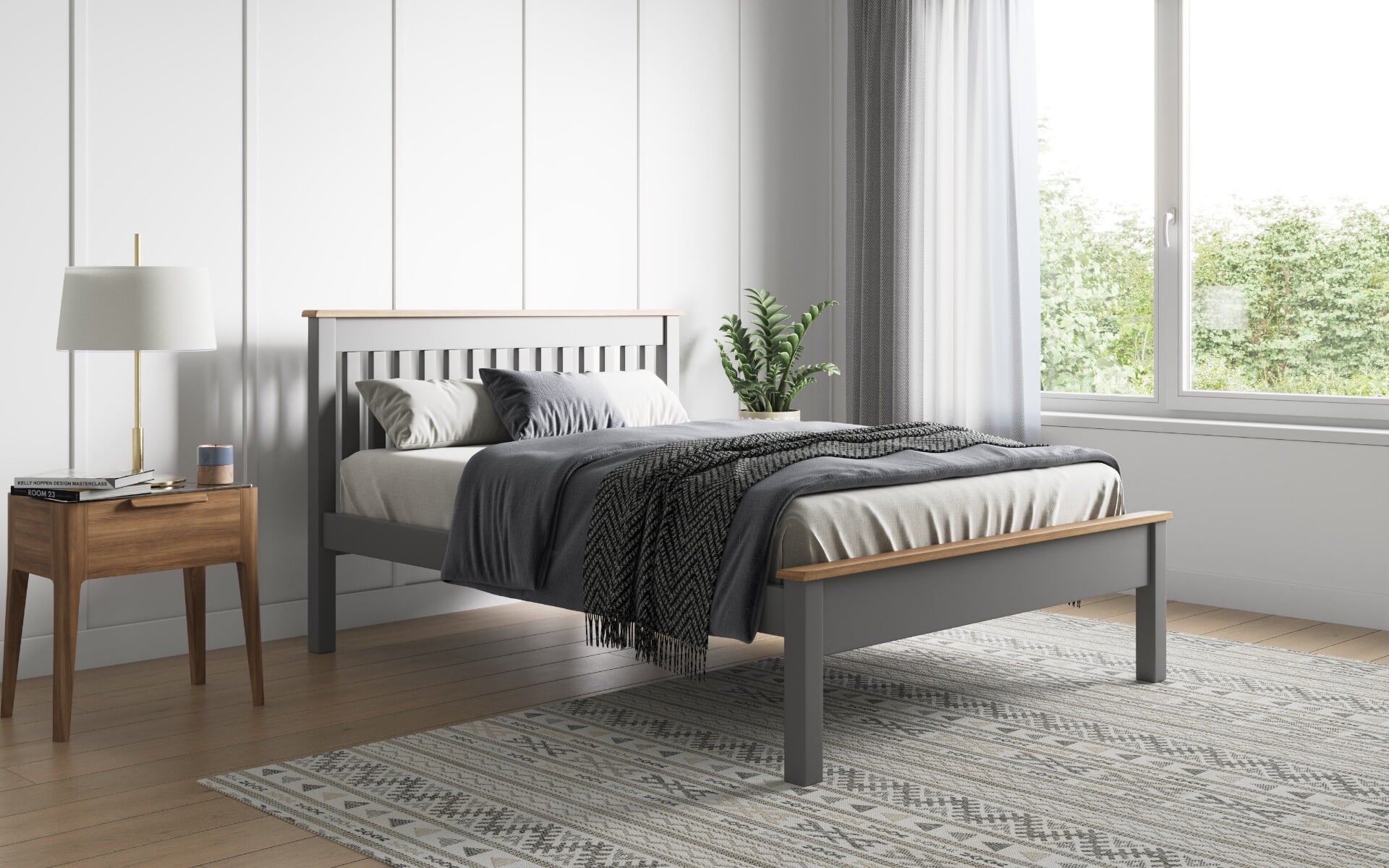 Single / Double Bed Frames, Metal, Wood, Oak, Pine - Bed Kin
